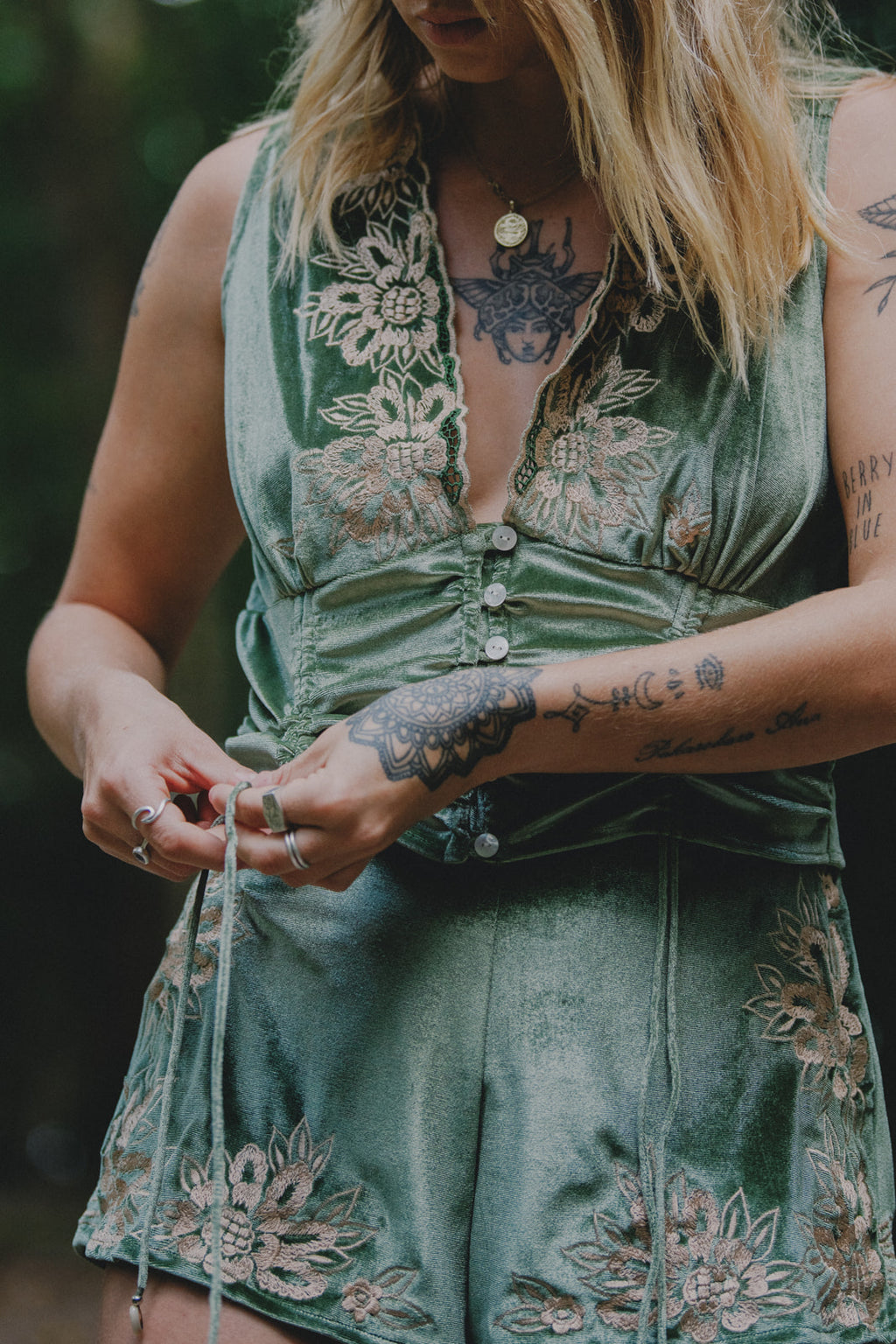 Hendrix Top - Moss – Marlo the label